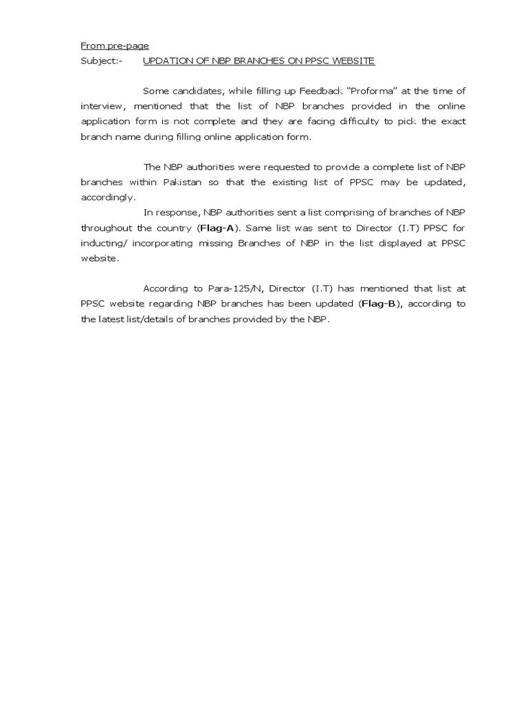 Noting Letter | Banks | Government | Free 30-day Trial | Scribd