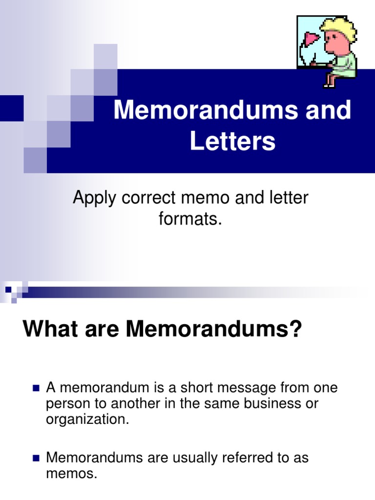 Memorandums and Letters: Apply Correct Memo and Letter Formats | PDF ...