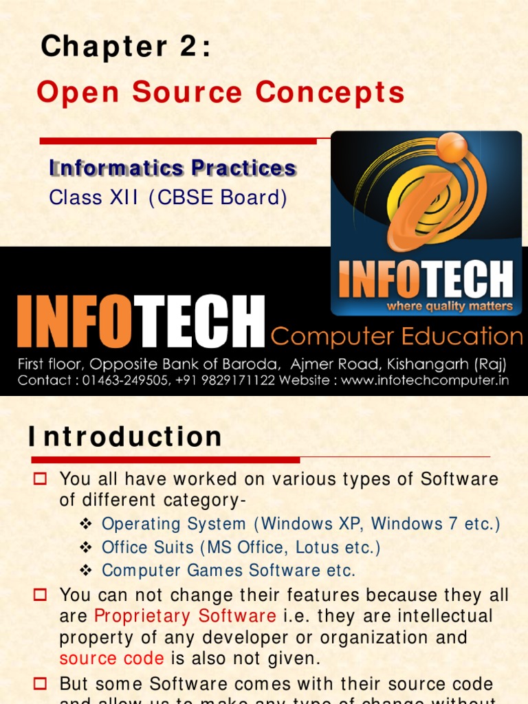 Chapter 2-OpenSource Final | PDF | Free Software | Linux