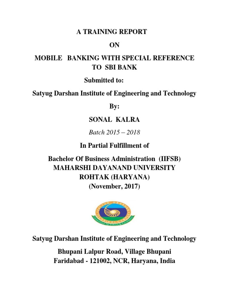 Mobile Banking | PDF | Mobile App | Financial Services