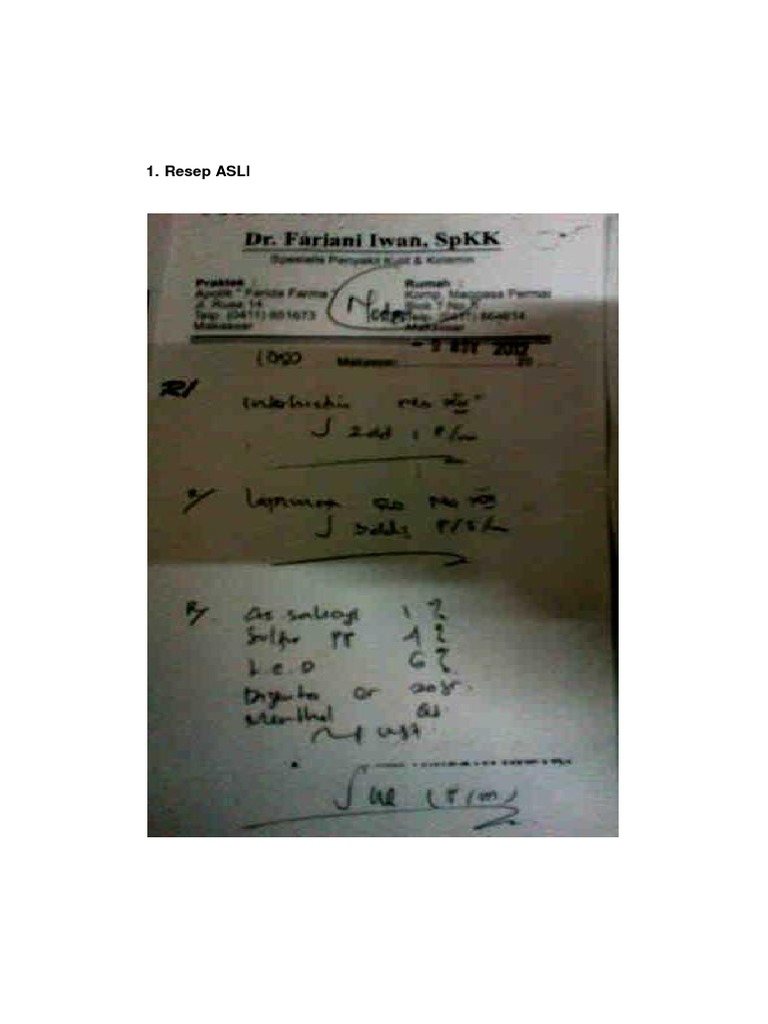 Tugas Compounding & Dispensing - Resep Krim - Evel Yanie Ferliem | PDF | Kesehatan Holistik