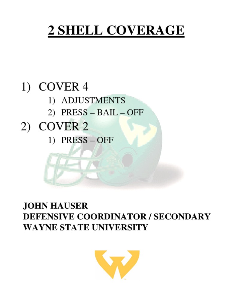 2 Shell Coverage | PDF | American Football Teams | National Football ...