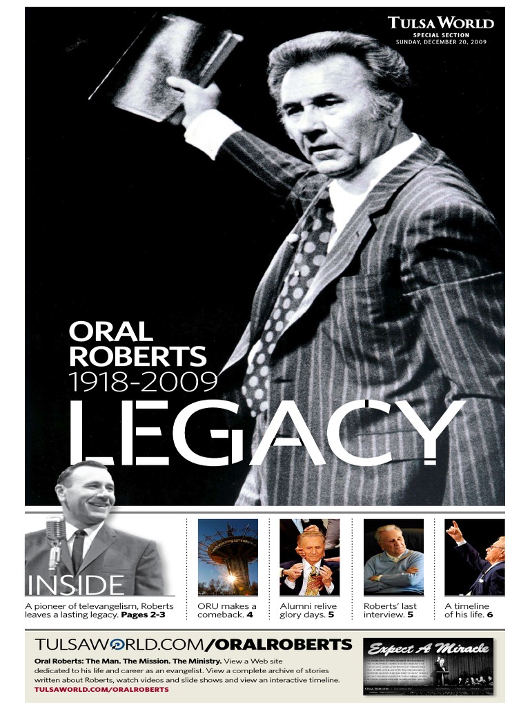 Oral Roberts - Legacy | PDF | Pentecostalism | Charismatic Movement