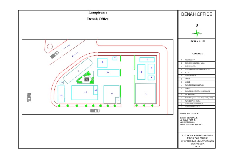 Lampiran C (Denah Office) | PDF