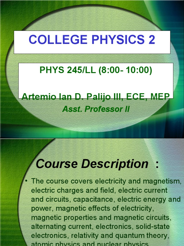 Intro To Physics | PDF | Magnetic Field | Electricity
