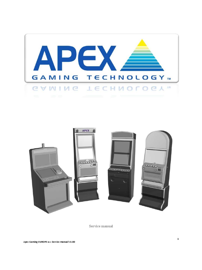Apex Gaming Slot Machine Service Manual | PDF | Electrical Connector ...