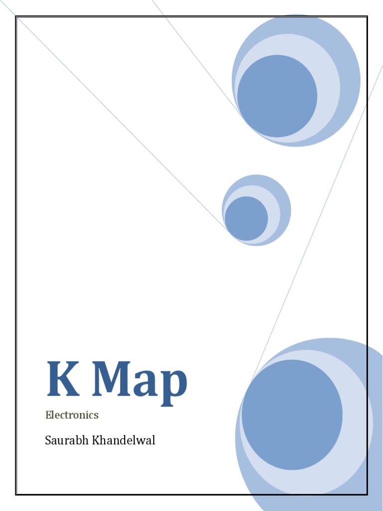 K Map Notes | PDF | Arithmetic | Logic