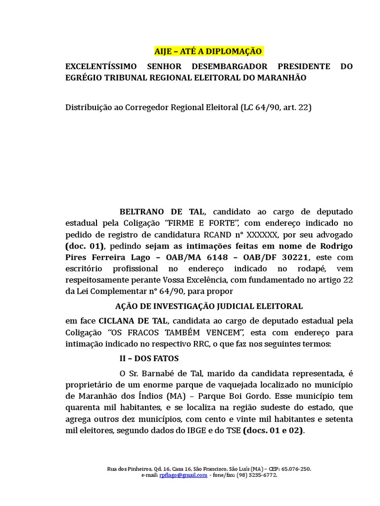 Modelo Aije | PDF | Brasil | Governo
