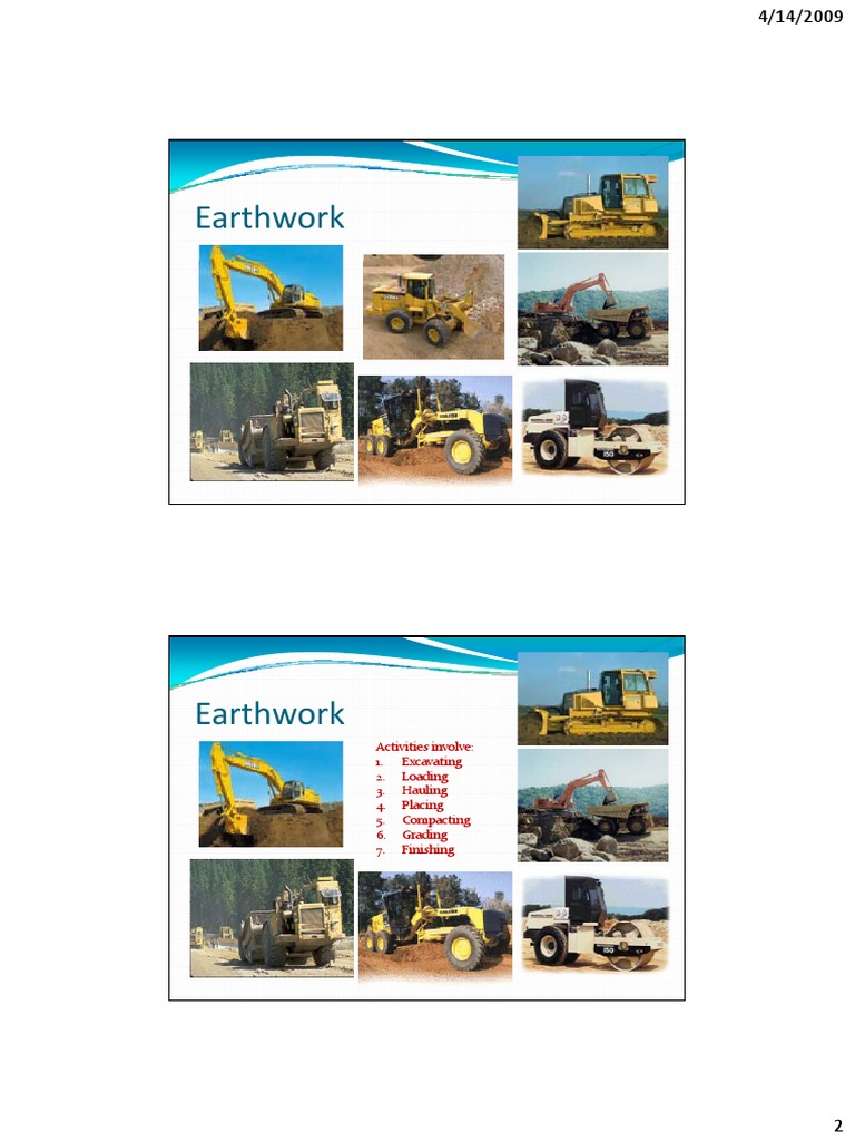 9 Earthwork and Mass Haul Diagram PDF | PDF | Excavation (Archaeology ...