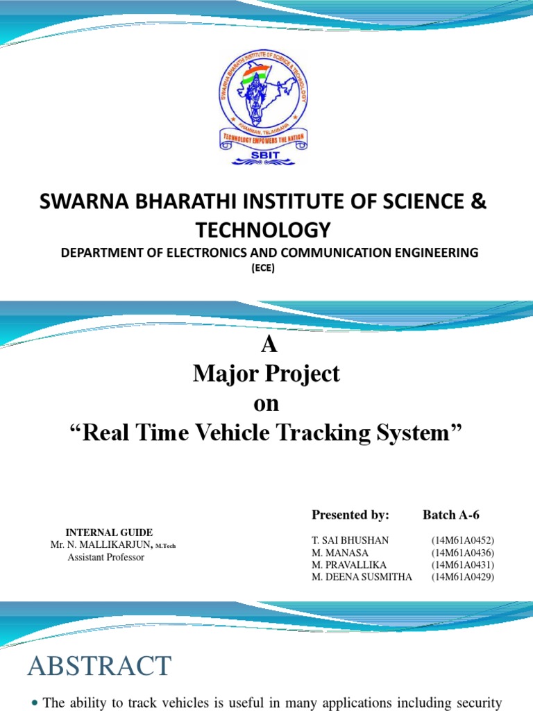 Real Time Vehicle Tracking System | PDF | Global Positioning System | Gsm