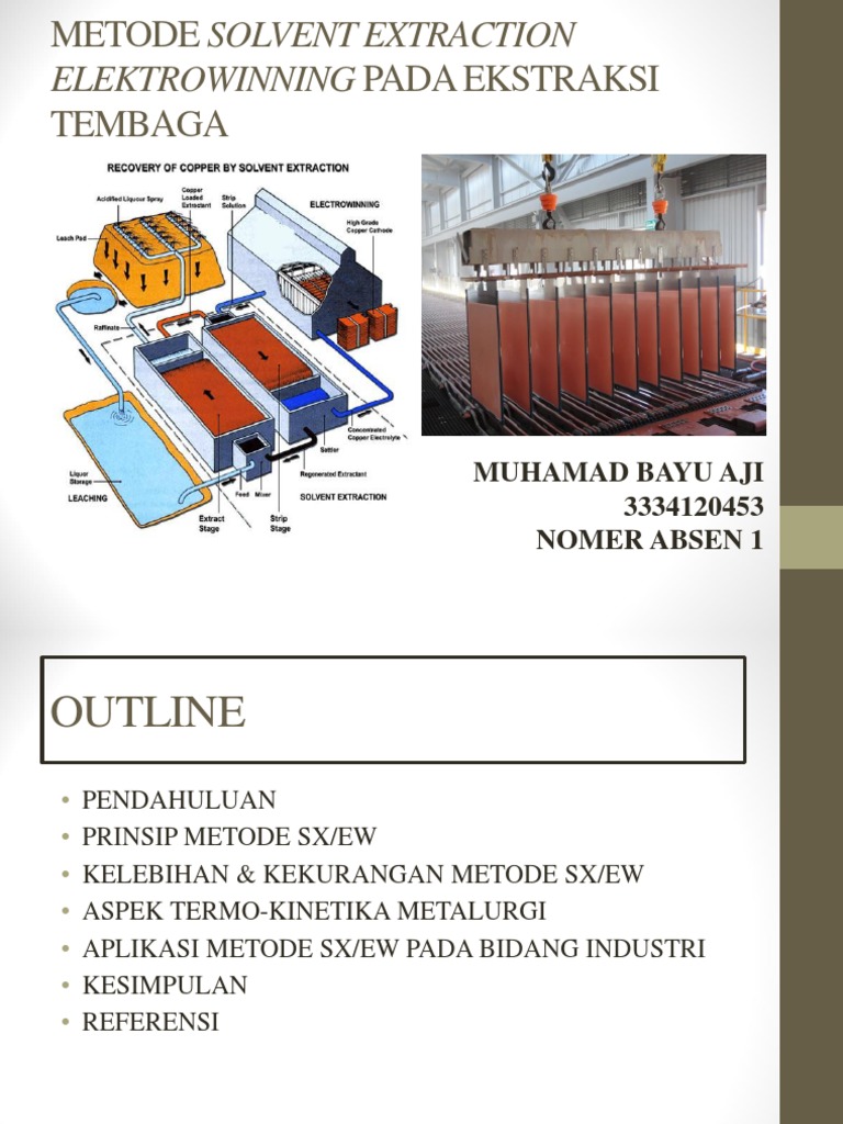 Metode Solvent Extraction Electowinning Cu | PDF