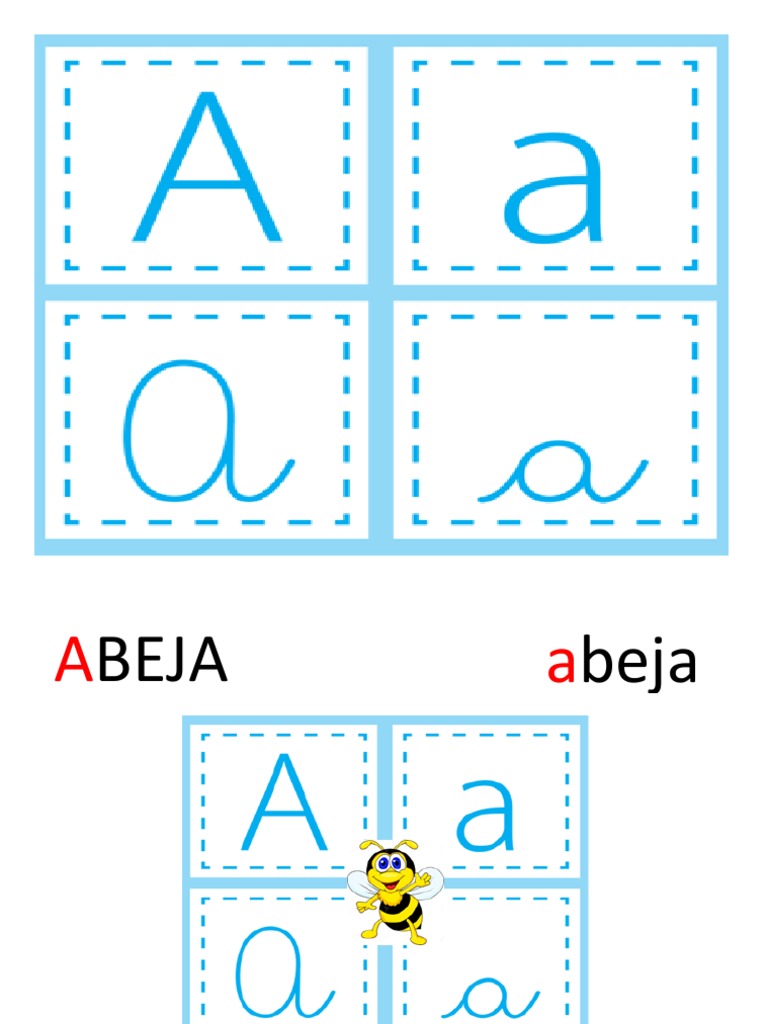 Abecedario - Imprenta y Manuscrita | PDF