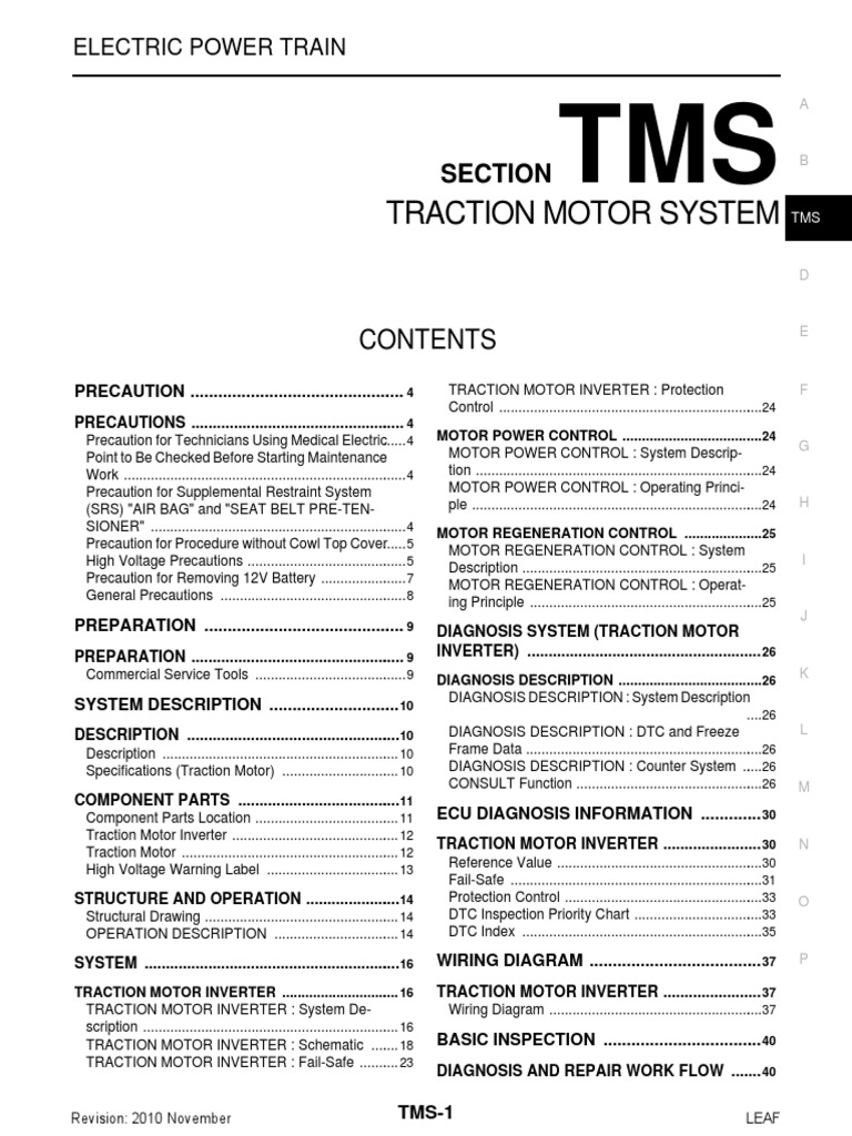 TMS PDF | Download Free PDF | Electric Motor | Airbag