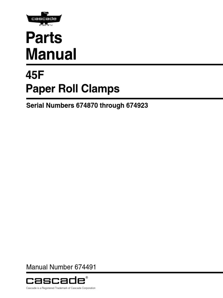 Clamp Cascade PDF | PDF | Land Vehicles | Motor Vehicle