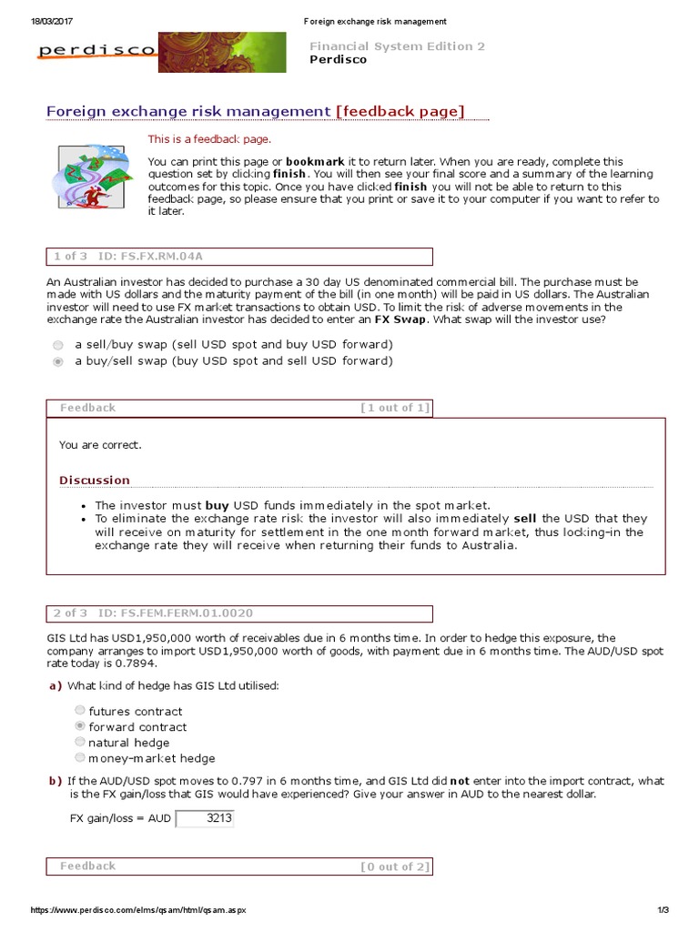 Foreign Exchange Risk Management | PDF | Hedge (Finance) | Swap (Finance)