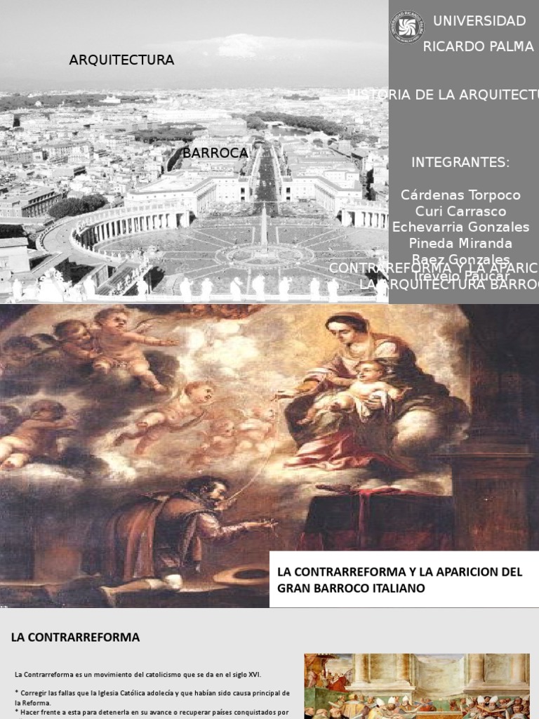 Contrarreforma y Arquitectura Barroca Compendio Estudiantil | PDF ...