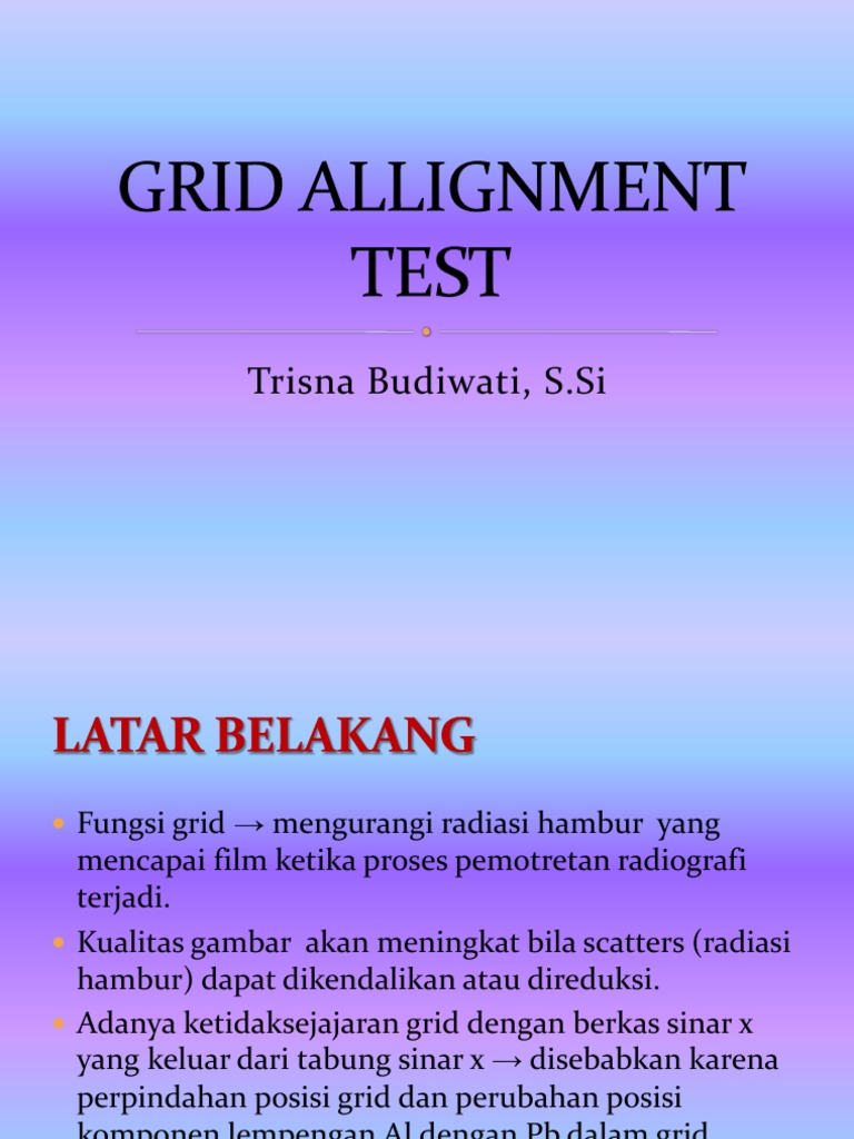 Pengujian Grid Bucky | PDF