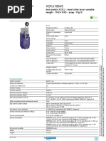XCKJ167 Limit Switch Data Sheet | PDF | Technology & Engineering