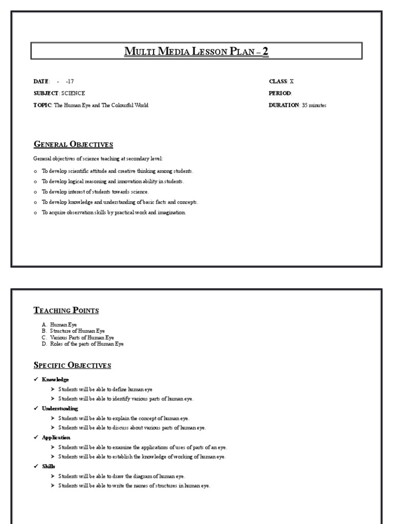 Science Multi Media Lesson Plan Class 8 Global Warming | PDF | Lesson ...