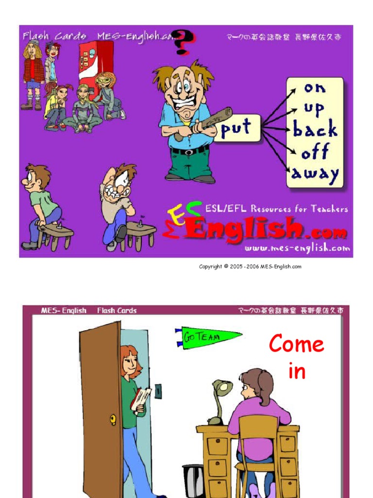 Phrasal Verbs Flashcards | PDF