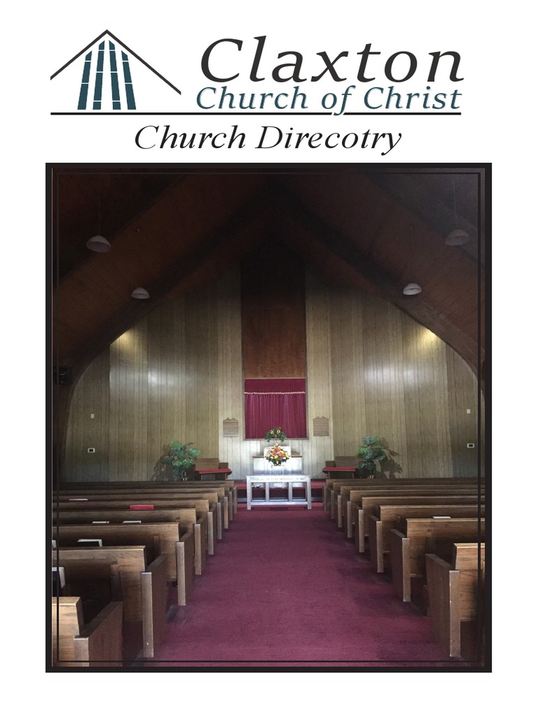 Claxton Church of Christ Directory | PDF | Leisure