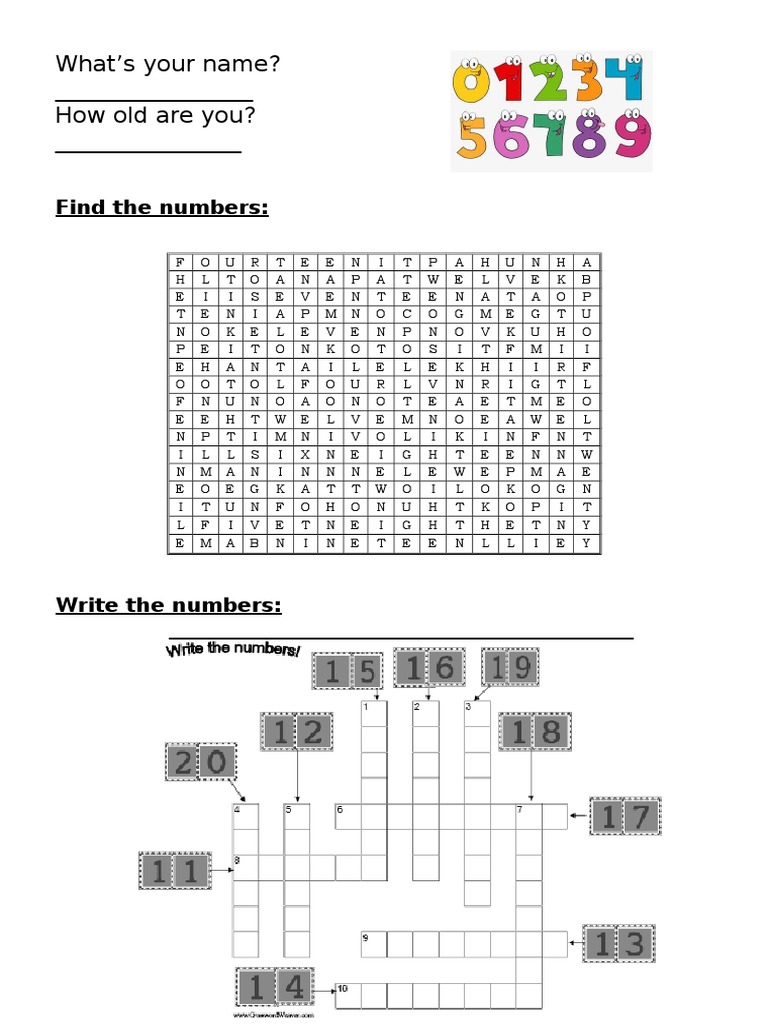 What's Your Name? - How Old Are You? | PDF