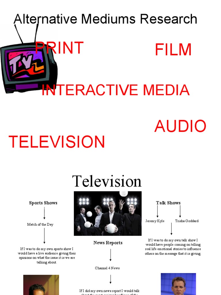 Exploring Alternative Media Formats | PDF | News | Magazines