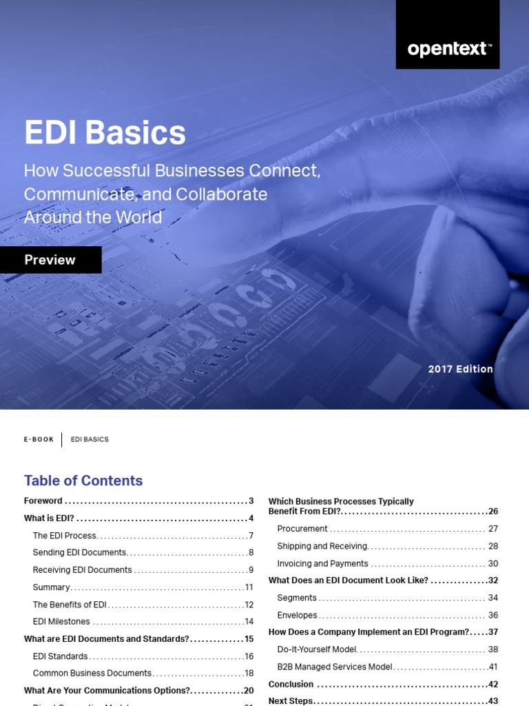 Edi Basics Preview | PDF | Electronic Data Interchange | E Commerce