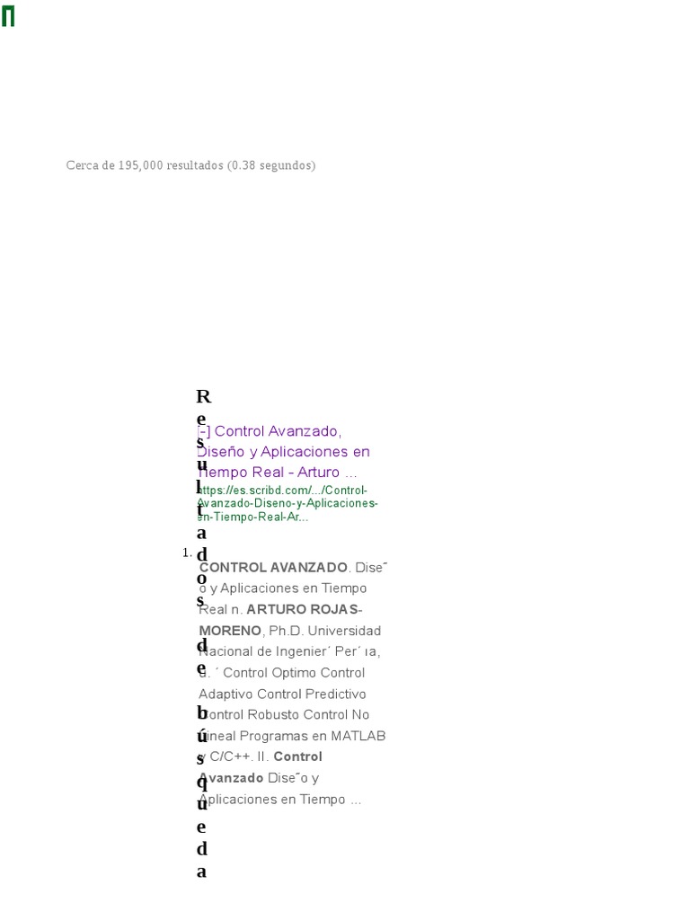 Control Moderno | PDF | Tecnología