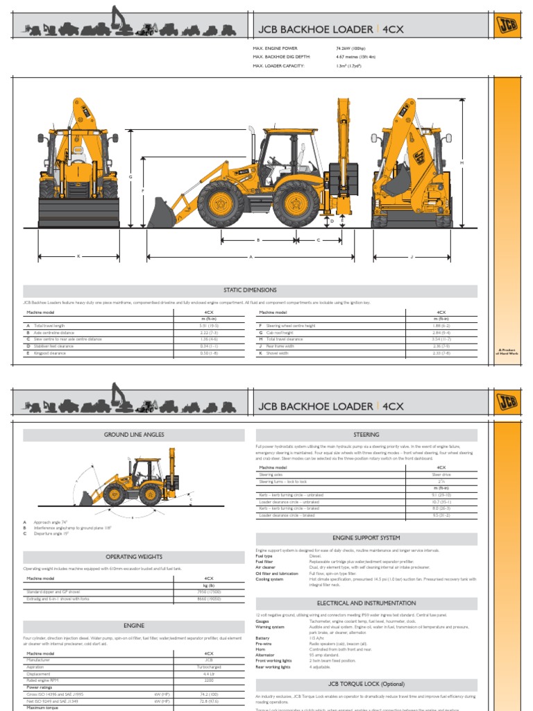 jcb-4cx | Loader (Equipment) | Transmission (Mechanics)