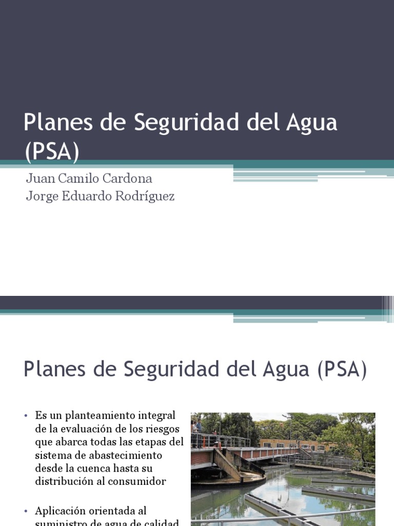 Planes de Seguridad Del Agua (PSA) | PDF | Agua potable | Agua