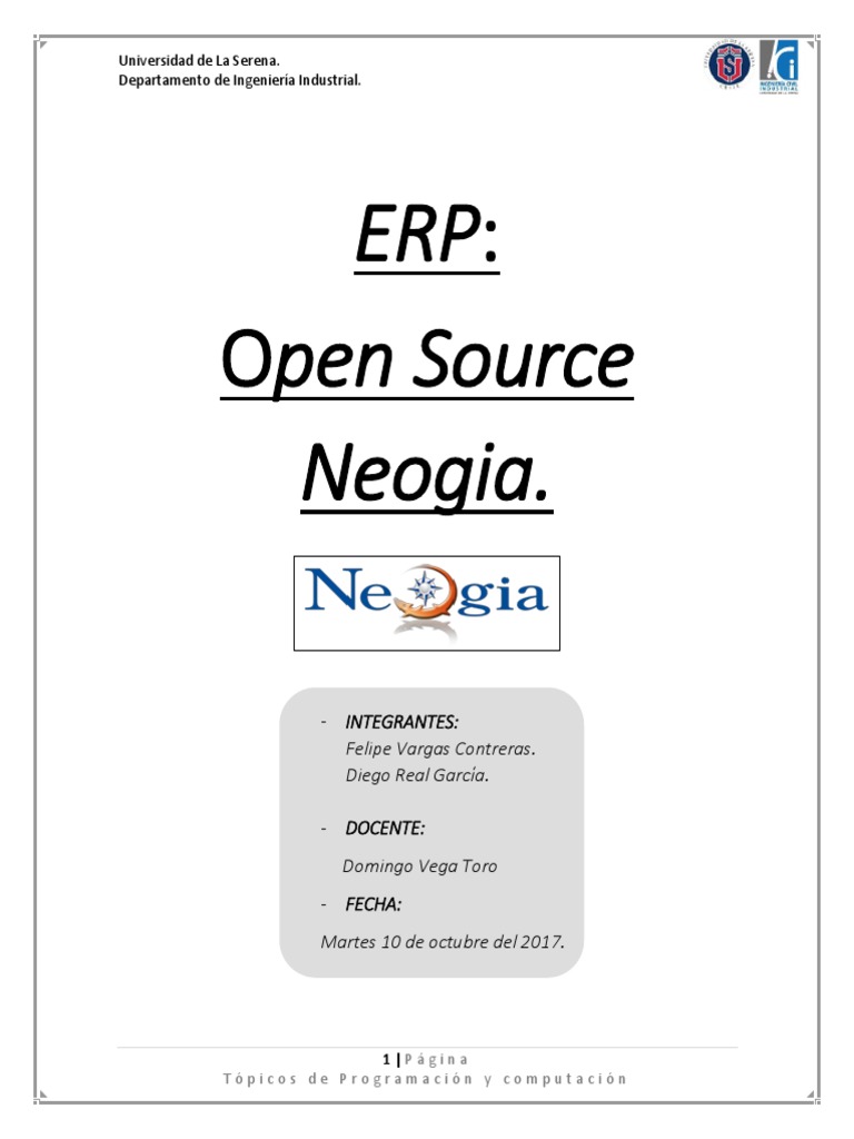 Erp Neogia | PDF | Planificación de recursos empresariales ...