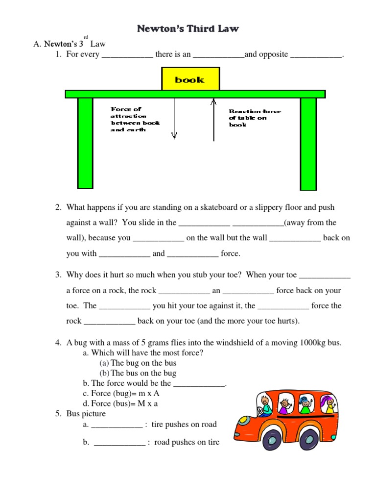 Newtons 3rd Law Outline | PDF