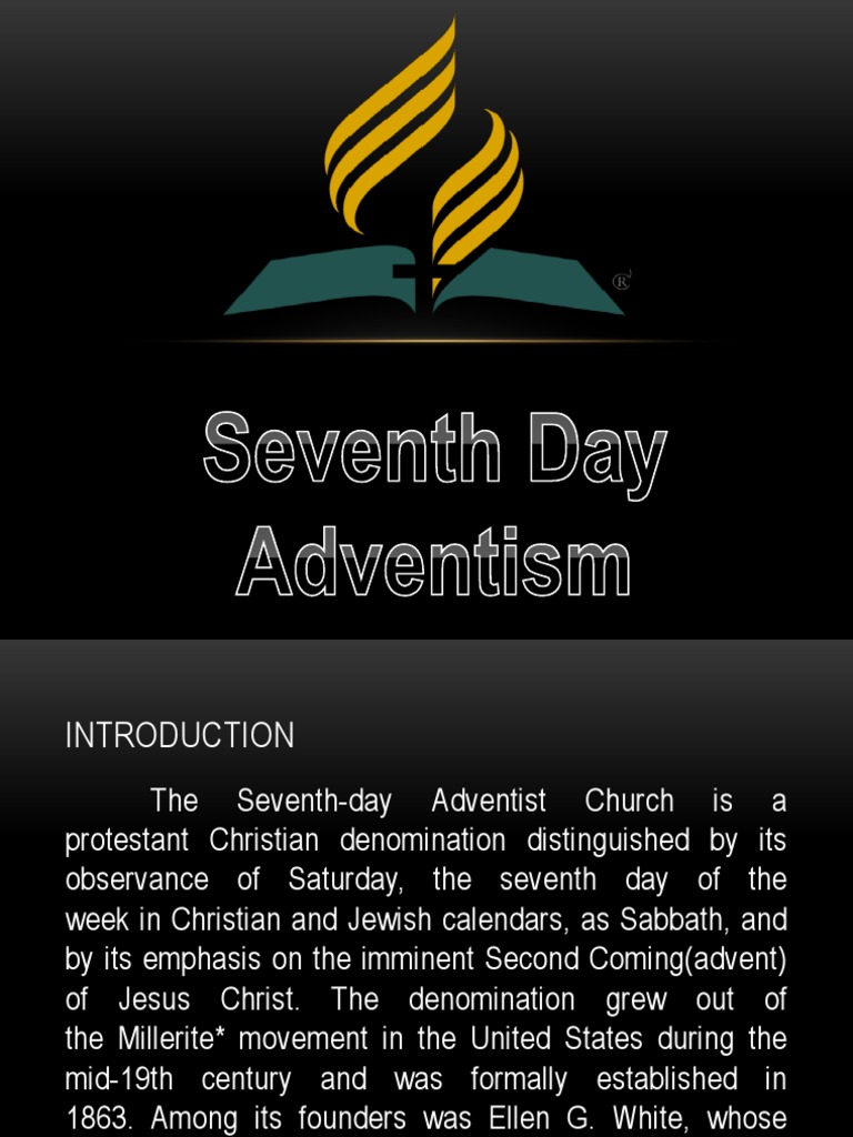 Seventh Day Adventism | Adventism | Seventh Day Adventist Church | Free ...