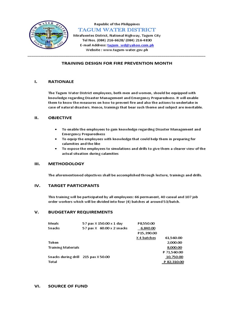 Training Design For Fire Prevention Month | PDF | Emergency Management ...