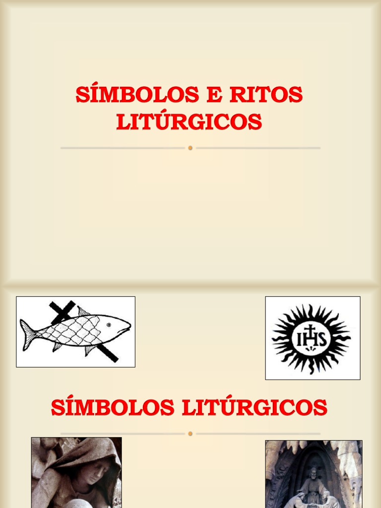 Símbolos e Ritos na Liturgia | PDF | Liturgia | Humano