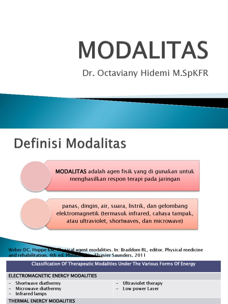 Kuliah MODALITAS | PDF
