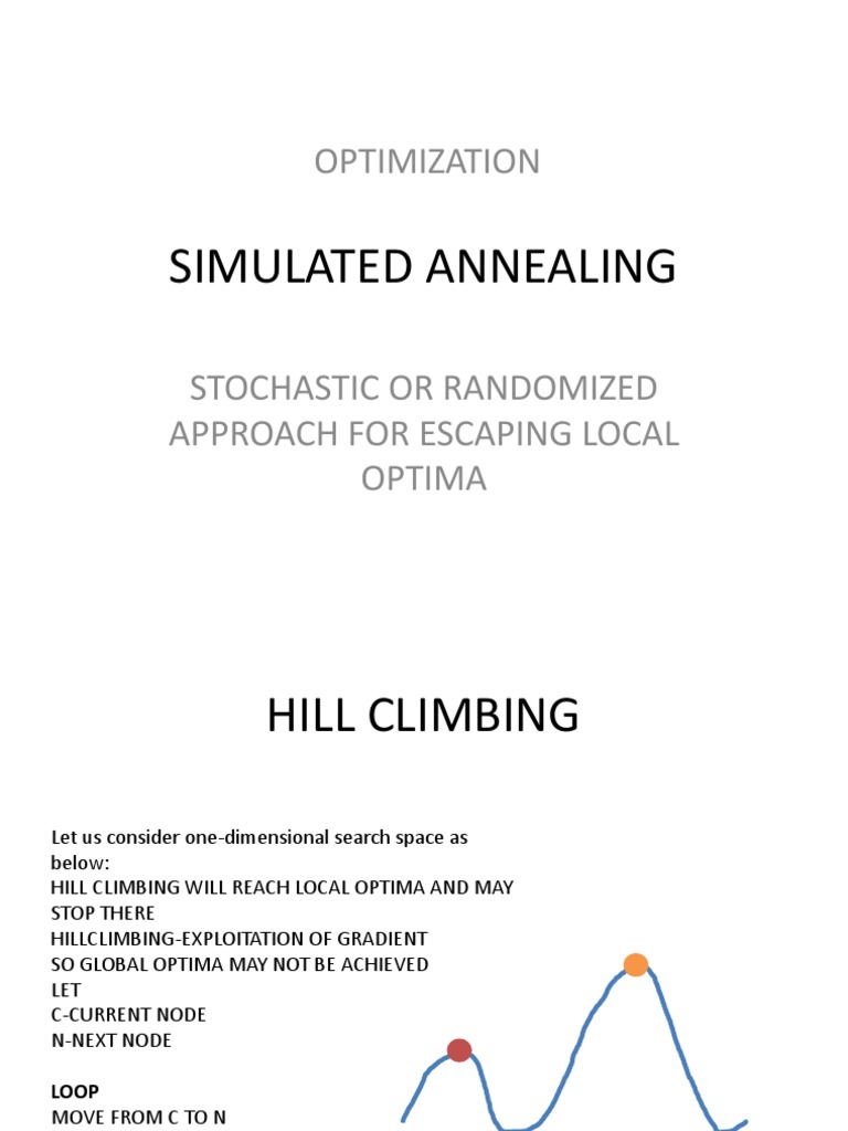 Simulated Annealing: Optimization | PDF | Mathematical Optimization ...