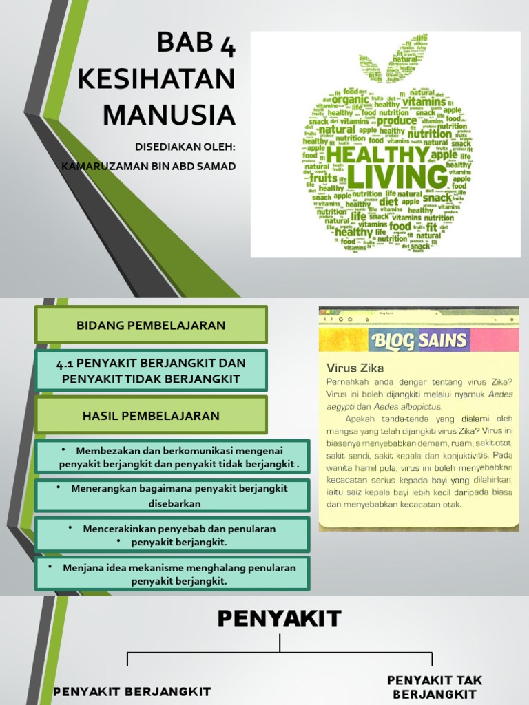 Bab 4 Kesihatan Manusia Pdf