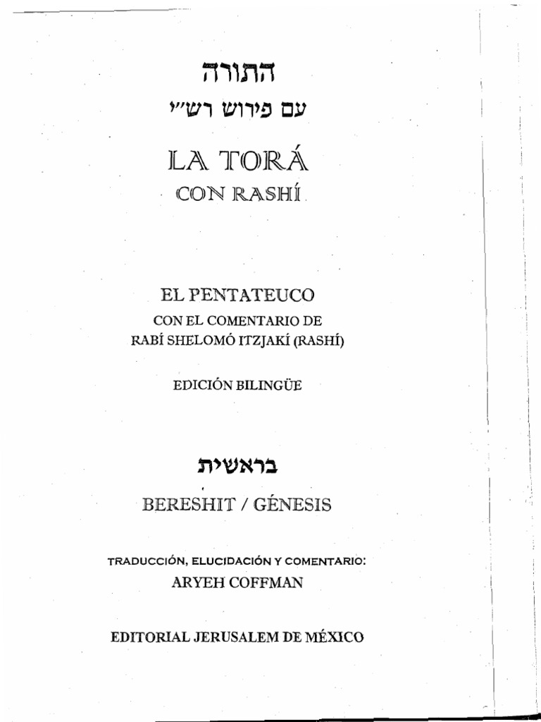 Torah Bereshit PDF | PDF