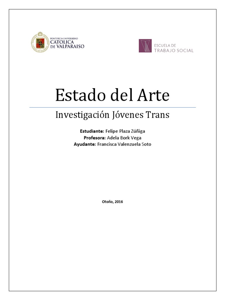 Estado Del Arte - Trans | PDF | Transgénero | Estudios LGBTQIA+