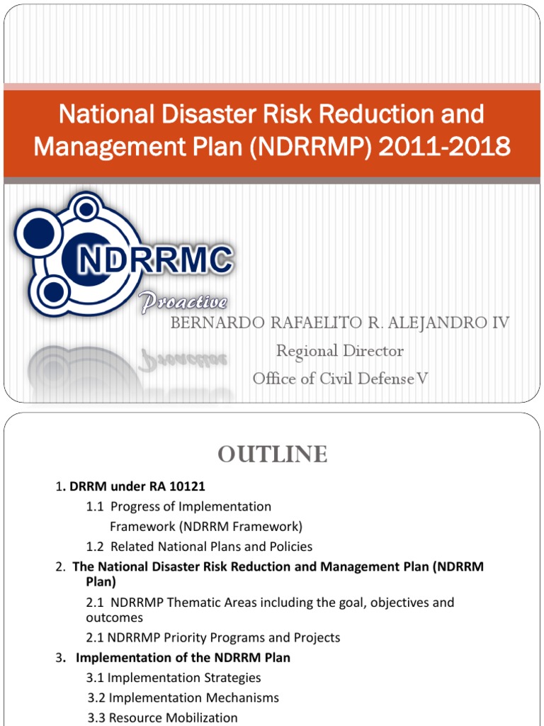 BRB-M1-National DRRM Plan PDF | PDF | Emergency Management | Climate ...