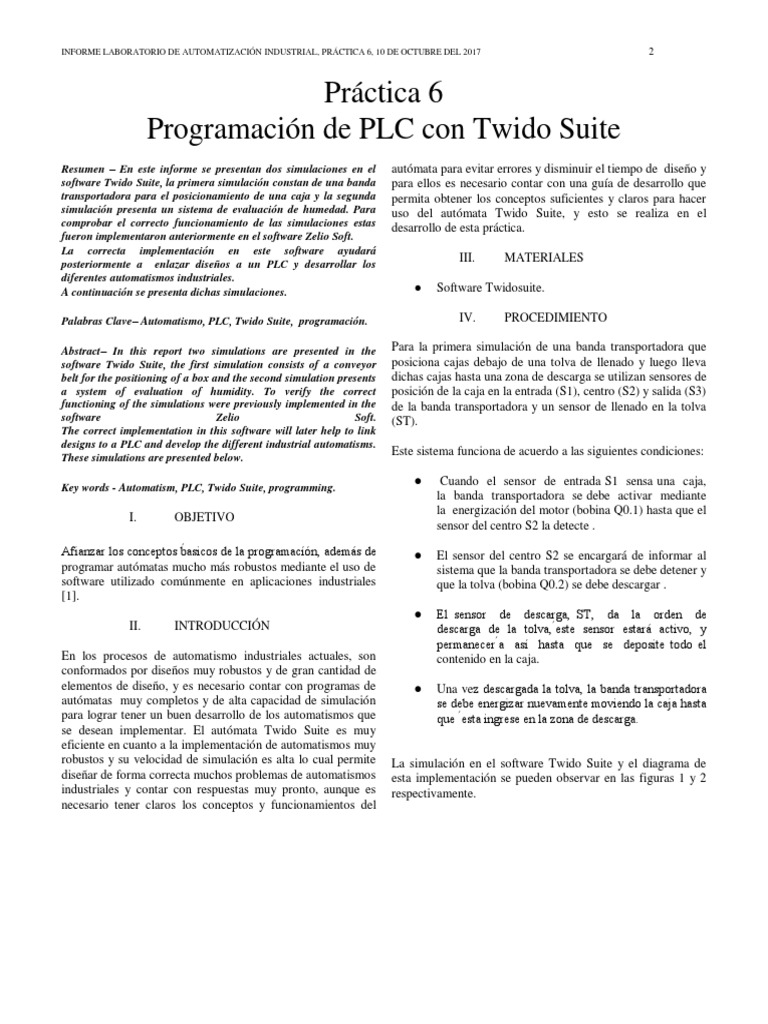 Programación de PLC Con Twido Suite | PDF | Tecnología digital | Informática