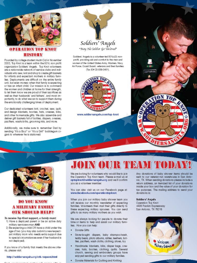 Support Military Families with Top Knot | PDF | Armed Conflict | Clothing