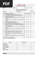 Soil Inspection Checklist For Backfilling | PDF