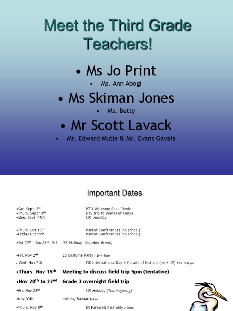 Third Grade Parent Information Guide | PDF | Reading (Process)