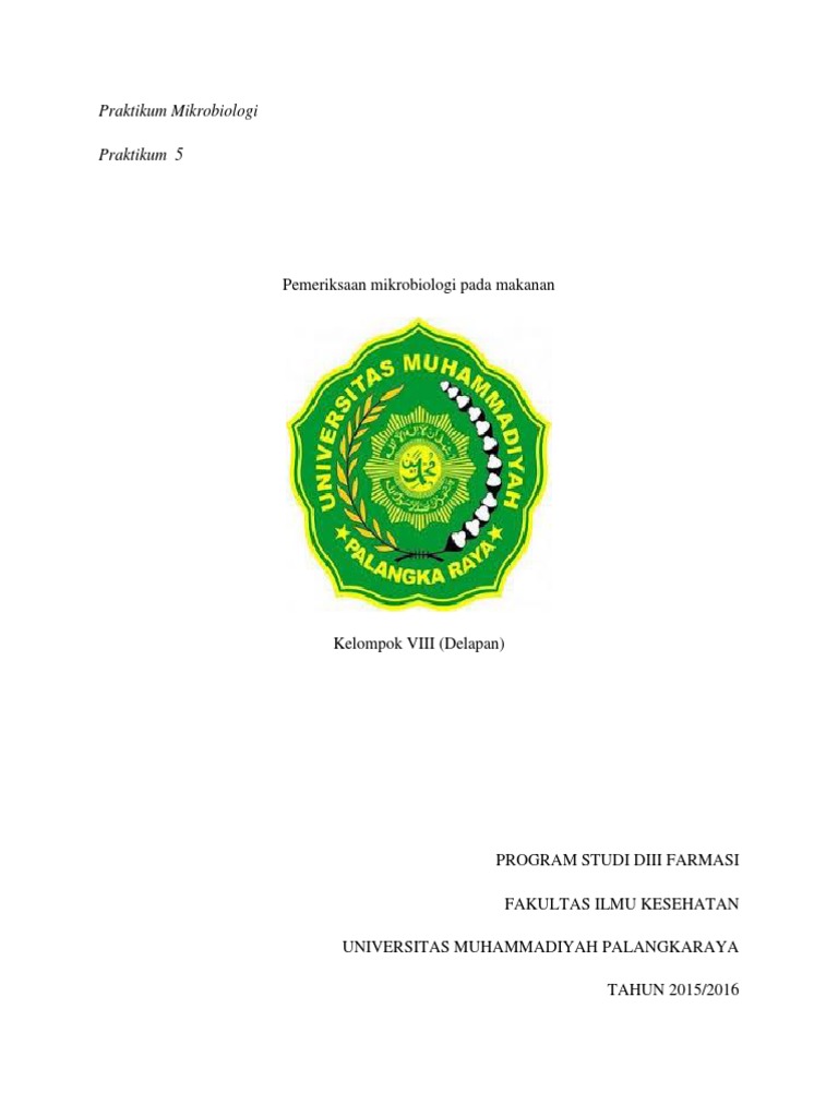 Uji Mikroba Pada Makanan | PDF