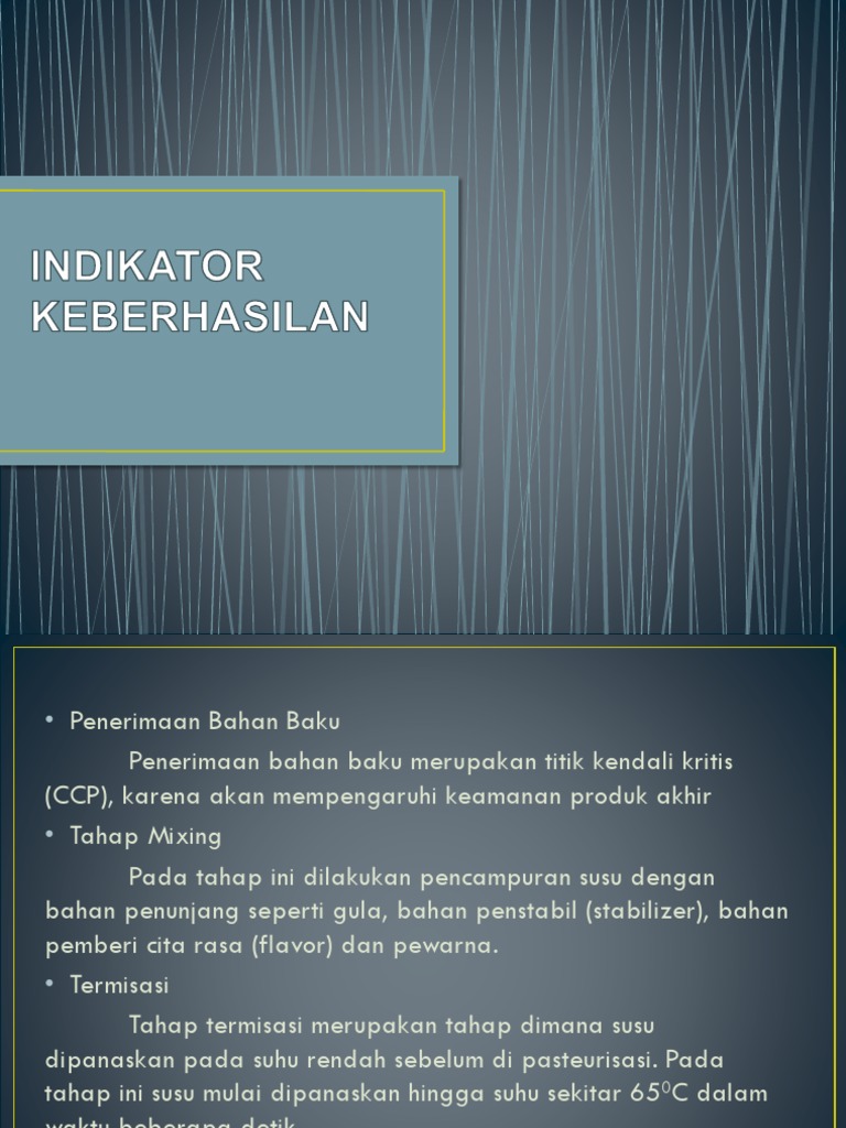 Indikator Keberhasilan | PDF