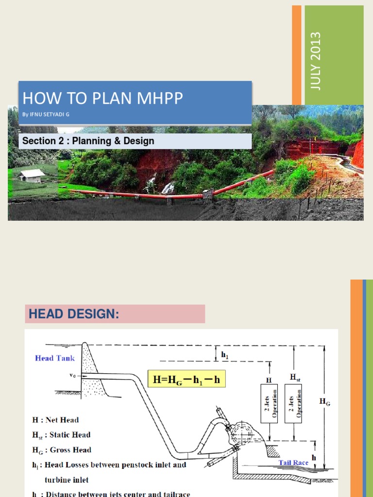 Gross and Net Head in MHPP Design | PDF | River | Flood