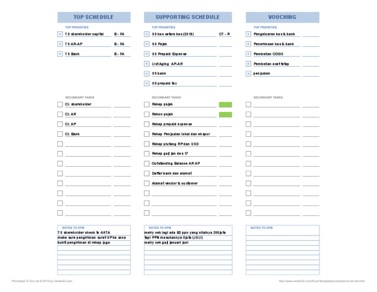 To Do List Prioritized | PDF